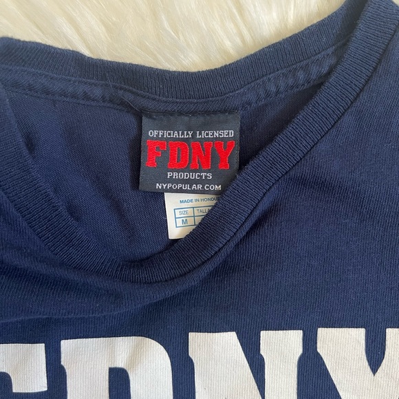 Fdny | Shirts & Tops | Fdny Boys New York Navy Blue Fire Dept Tshirt Sz ...
